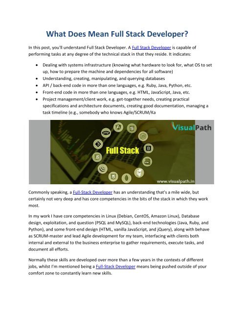 What Does Mean Full Stack Developer what-does-mean-full-stack-developer
