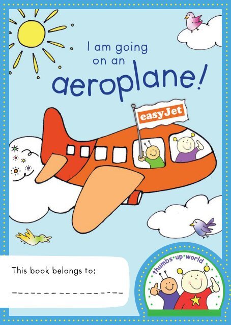 child Aeroplane Booklet_A6_Easy Jet