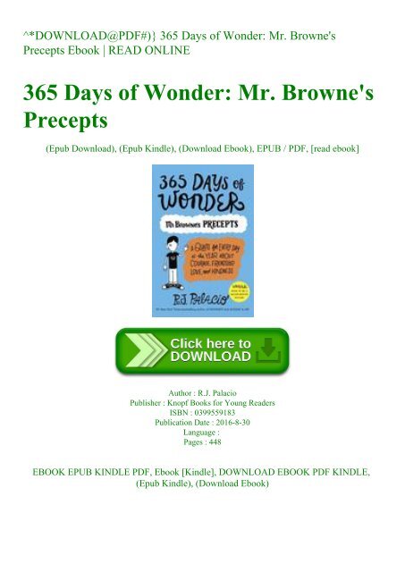365 days of wonder pdf download