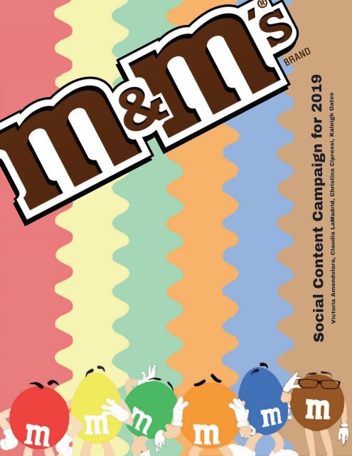 m&ms social campaign book for print