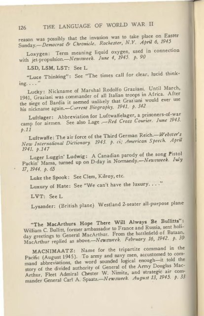 126 THE LANGUAGE OF WORLD
