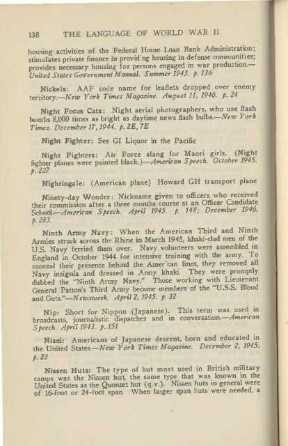 138 THE LANGUAGE OF WORLD