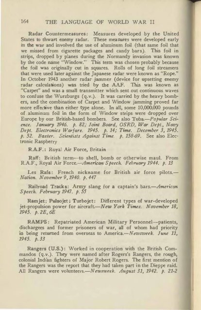 164 THE LANGUAGE OF WORLD