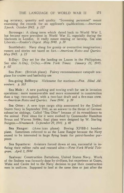 174 THE LANGUAGE OF WORLD