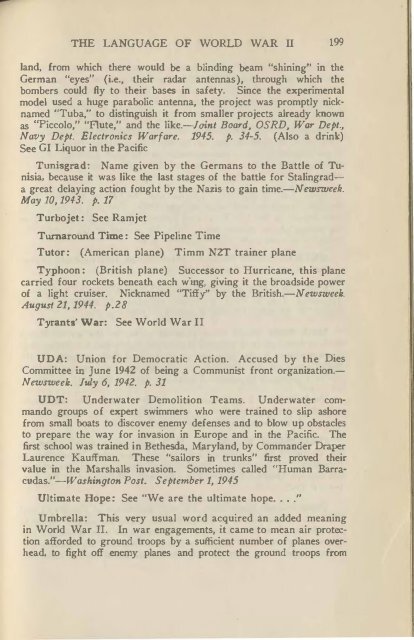 198 THE LANGUAGE OF WORLD