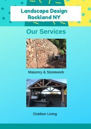 Landscape Design Project and Rubric