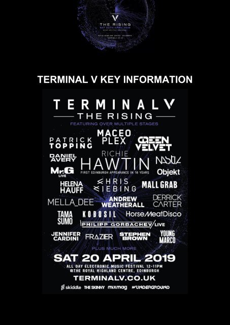 TERMINAL V KEY INFORMATION 2
