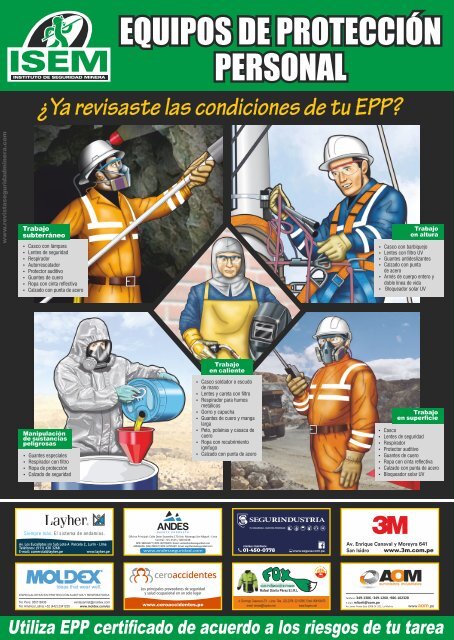 Afiche Equipos de Protección Personal 2019