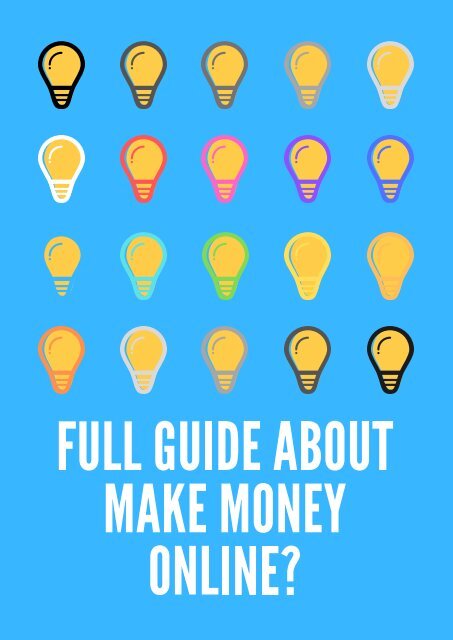 Make income online with this guide