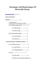 PhD Research Thesis on Renewable Energy Sample