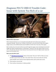 PartsAvatar, Toronto - Diagnose P0420 OBD-II Trouble Code