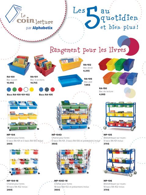 Alphabetix - Brochure - Les 5 au quotidien - 2019