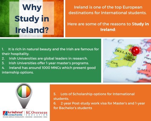 Know the Top Reasons to Study in Ireland for International Students