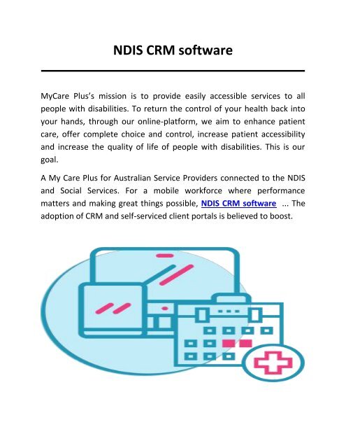 NDIS CRM software