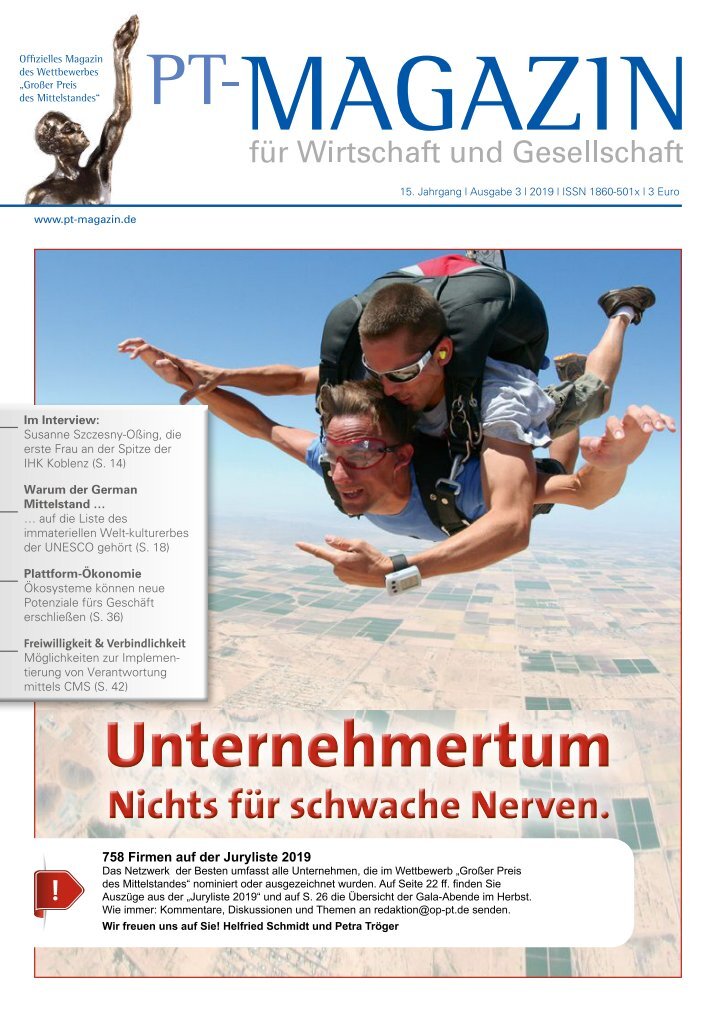 E-Paper PT-Magazin 03 2020 Wir stemmen das