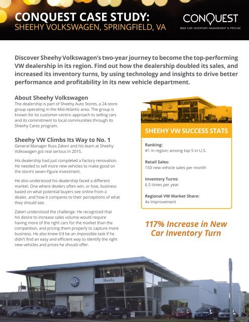 Sheehy VW Case Study