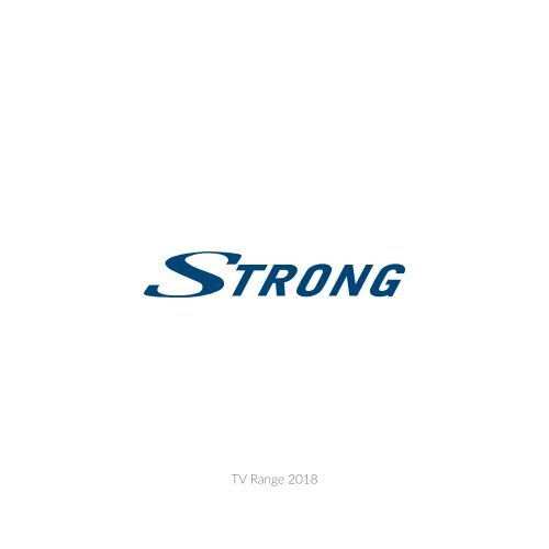 STRONG TV Brochure 2018