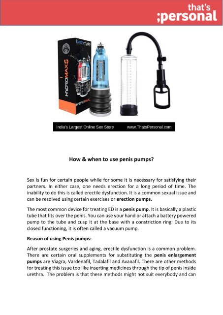 How does Penis Pumps work-converted