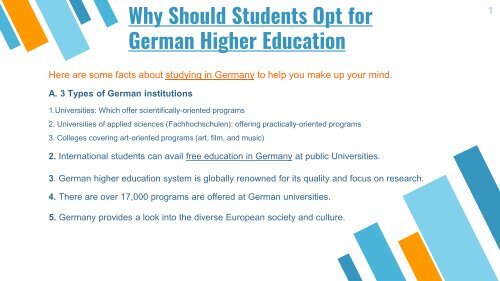 Reasons You Should Know about German Higher Education