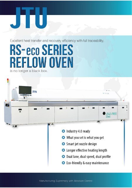JTU RS-eco Series Reflow Oven