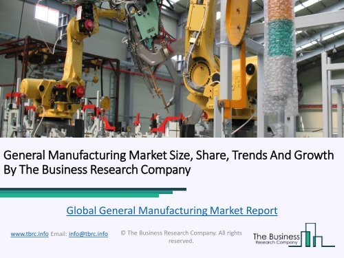 General Manufacturing GMR