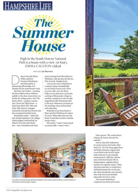 Hampshire Life Magazine features Stokedown 'The Summer House'