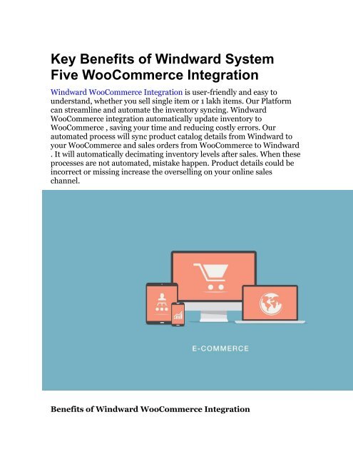 Key Benefits of Windward System Five WooCommerce Integration-converted