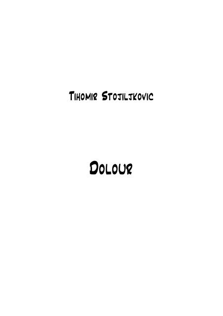 Dolour - piano transcription