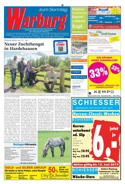 Warburg Zum Sonntag