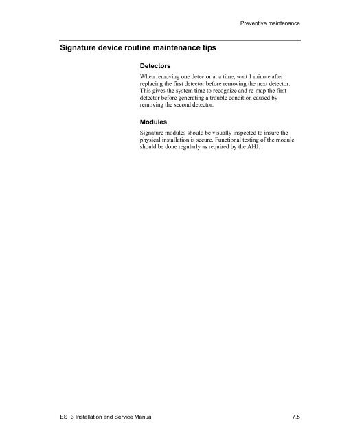 Preventive maintenance Pr