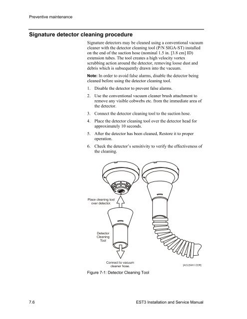 Preventive maintenance Si