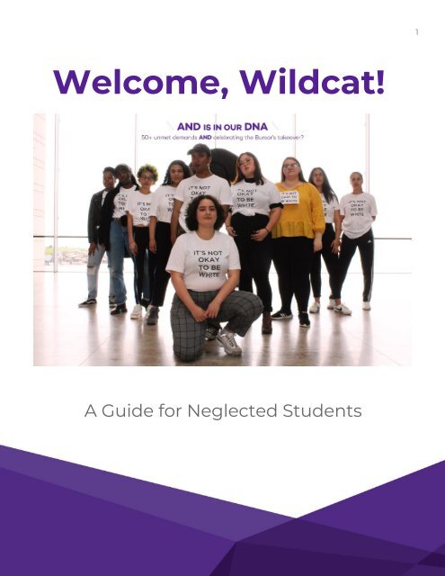 Welcome Wildcat! A Guide for Neglected Students