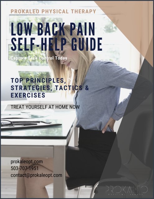 Low Back Pain Self-Help Guide