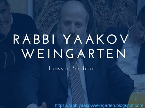 Rabbi Yaakov Weingarten