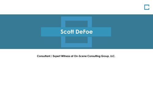 Scott DeFoe From Huntington Beach, California