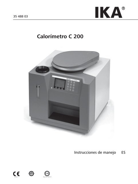 Manual IKA C200_es