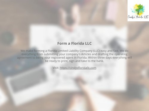 Form a Florida LLC