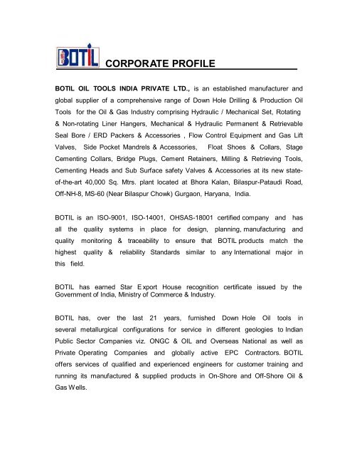 BotilProductCatalogue