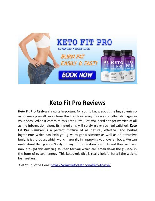 Keto Fit Pro Reviews
