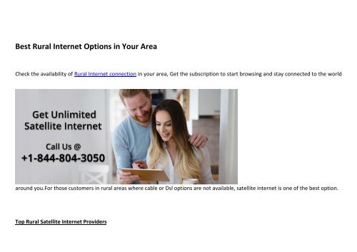 Best Rural Internet Options in Your Area