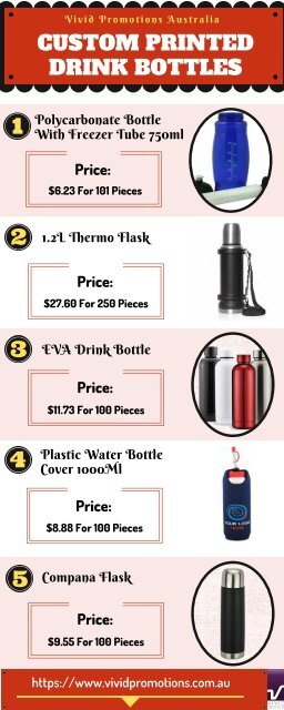 Customised Drink Bottles | Custom Printed Drink Bottles