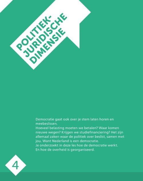 POLITIEK- JURIDISCHE DIME