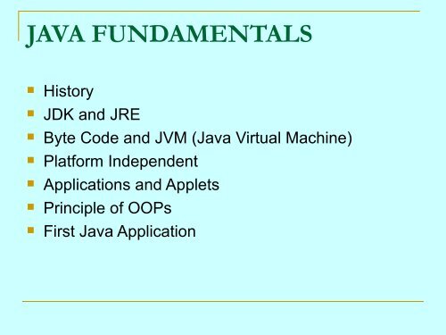 core java slides