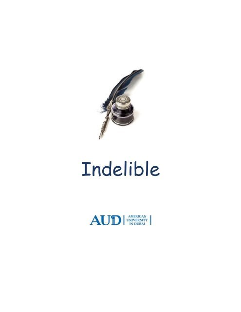 Indelible Issue1