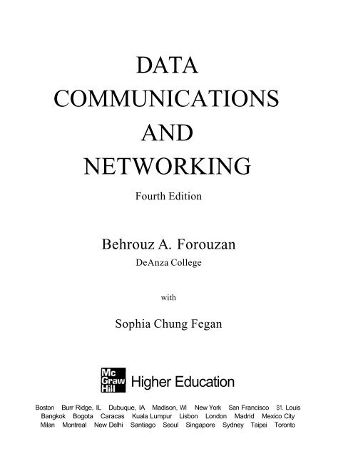 DATA COMMUNICATIONS AND N