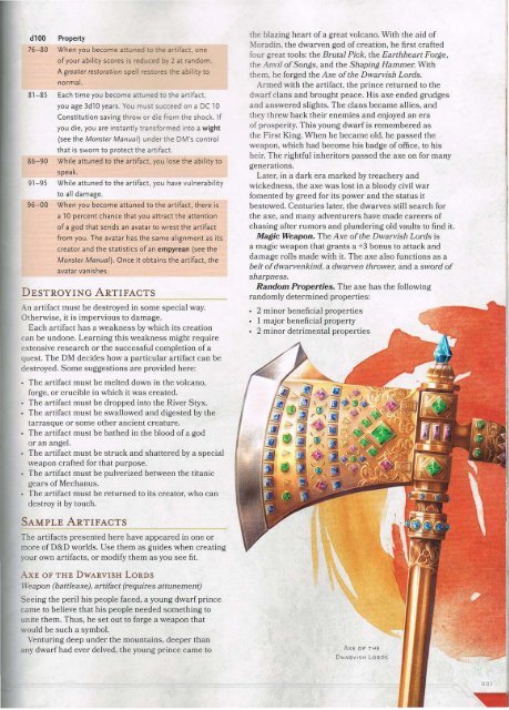 MAJOR DETRIMENTAL PROPERT