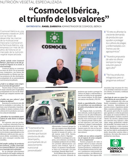 Entrevista Cosmocel