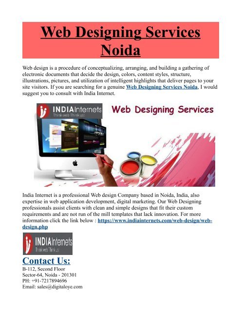 Web Designing Services Noida