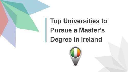 List of Universities in Ireland for International Students