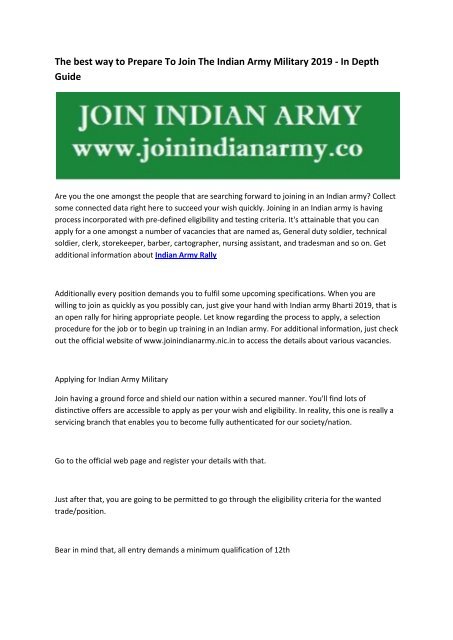 5 Indian Army Admit Card
